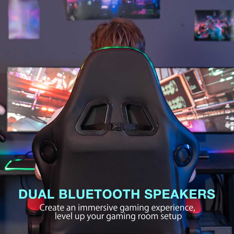 AJUNION Ergonomic Gaming Chair Native Memory Foam Lumbar Pillow ...