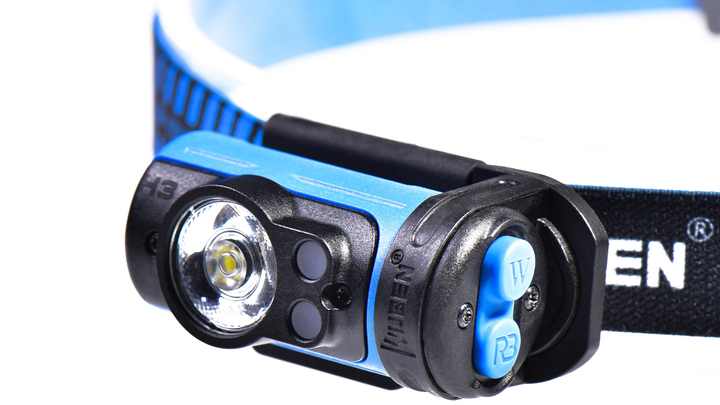 Tiny Lightweight Night Fishing Climbing Running Led Headlamp Torch Head ...