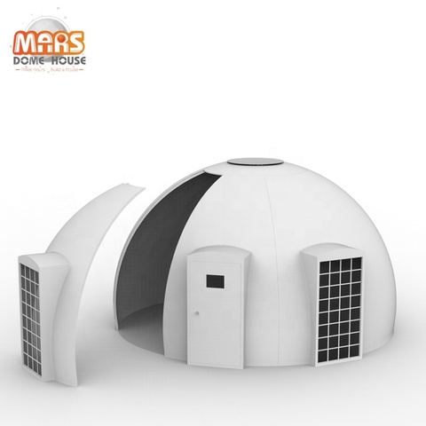 Ready-Made 20FT Expandable FRP Dome House Prefabricated 3 Bedroom Villa ...