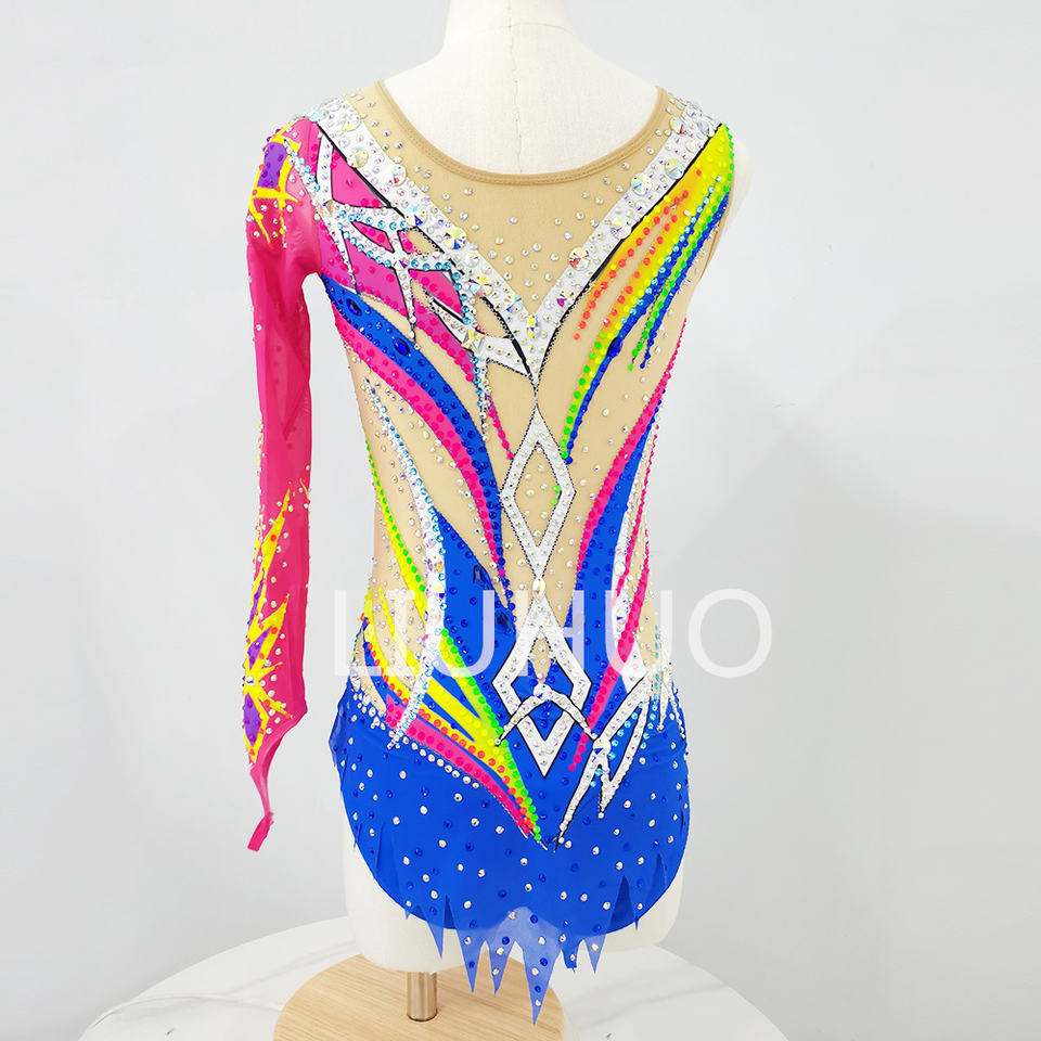 LIUHUO New Design Rhythmic Gymnastics Leotards Dance Costumes Girls ...
