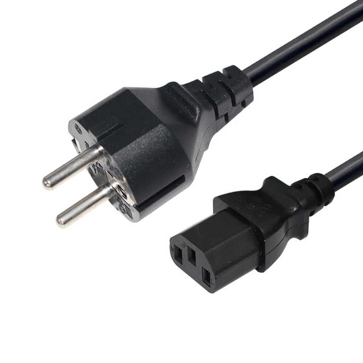 European 3 pin Plug To IEC C13 Kettle Connector CEE 7/7 European ...