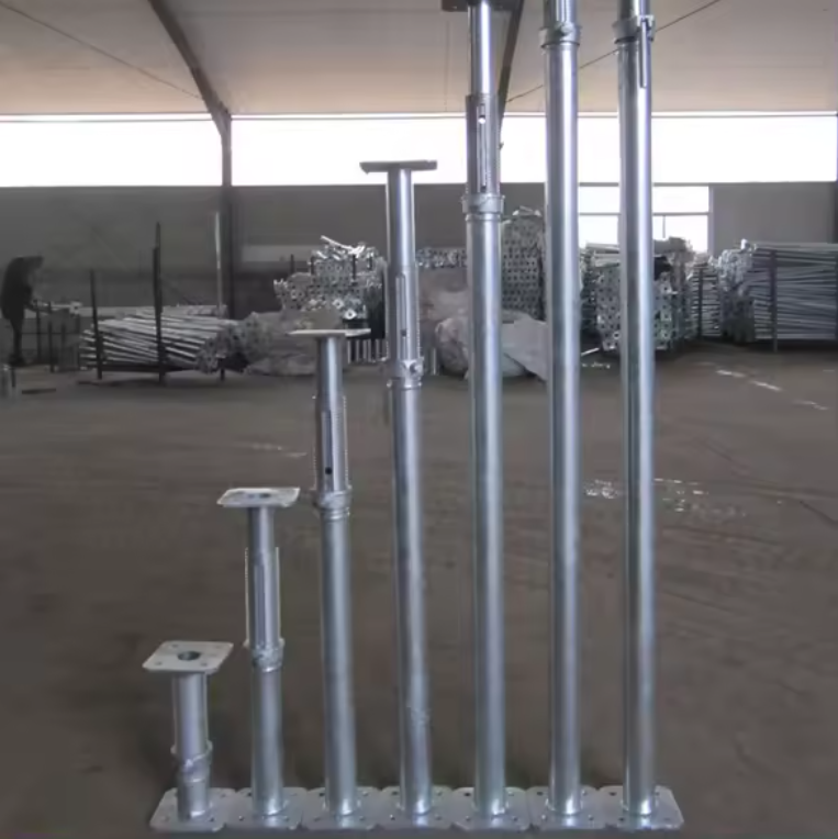 Galvanized Industrial Scaffolding Push Pull Heavy Duty Telescopic Post ...