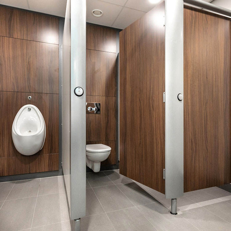 Hpl Cubicle Toilet WC Partitions System - Durable & Stylish