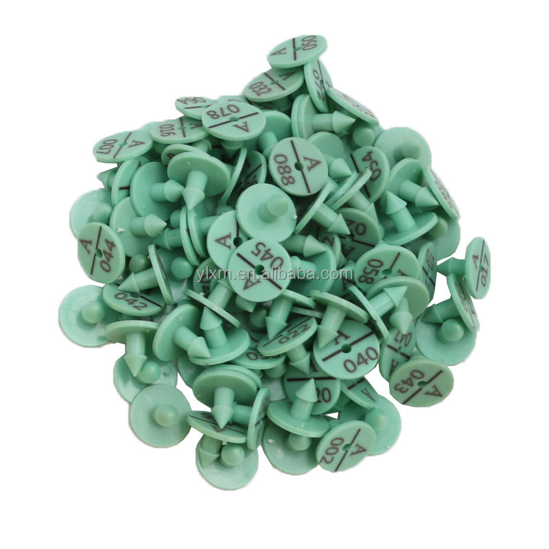 Laser Printing Rabbit Ear Label Card No. 1-100 Animal Identification ...