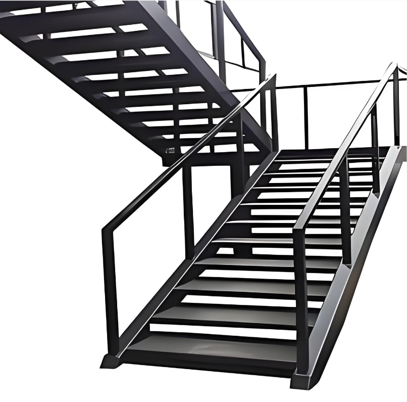 Factory Direct Outdoor Galvanized Staircase Modern Design Steel ...