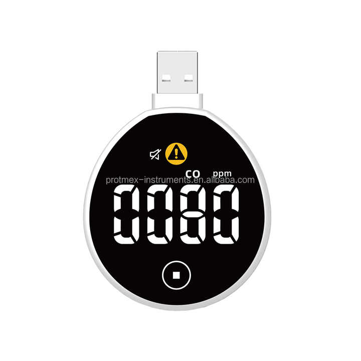 USB Portable CO Detector Gas Analyzer Meter Compact Real-Time Carbon Monoxide Monitor, Alarm ...