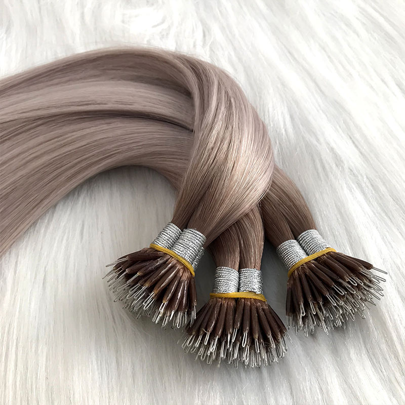 Direct Factory 2026 Newest Double Drawn Keratin Hair Tips Nano Beads ...