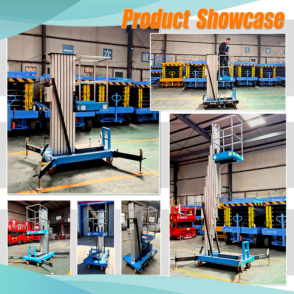 Precise Control Aerial Work Aluminum Alloy Elevating Platform Electric ...