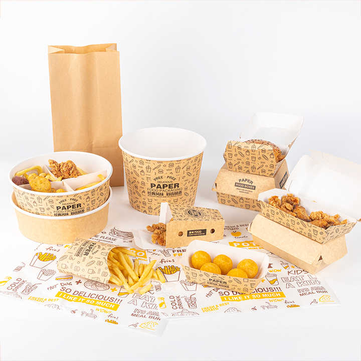 LOKYO Custom Design Disposable French Fry Packaging Boxes