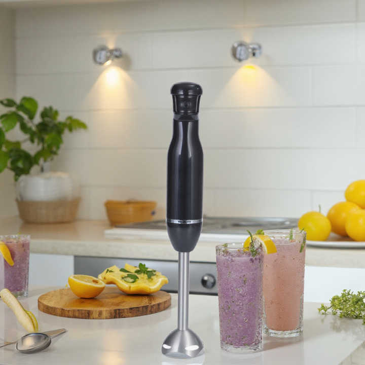 Portable 1000W Electric Hand Blender 2-Speed Push Button Controls ...