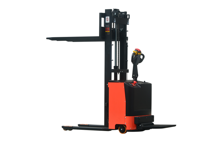 New 1500Kg Electric Stacker Stand-On Pallet Truck for Warehouse and ...
