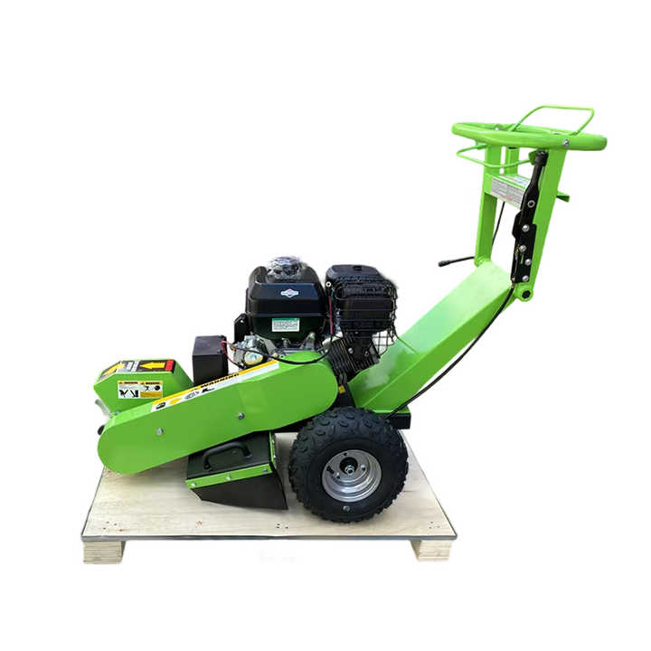 Gasoline Engine 15HP Walk Behind Stump Grinder Small Tree Root Crusher ...