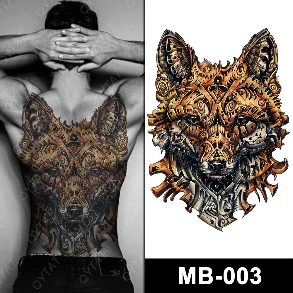 Shop High-Quality Big Temporary Tattoo Designs for Women & Men