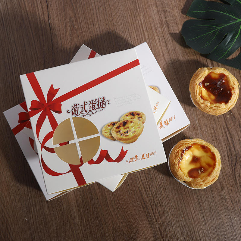 Bofeng Portuguese Egg Tart Mini Disposable Self Erecting Paperboard ...