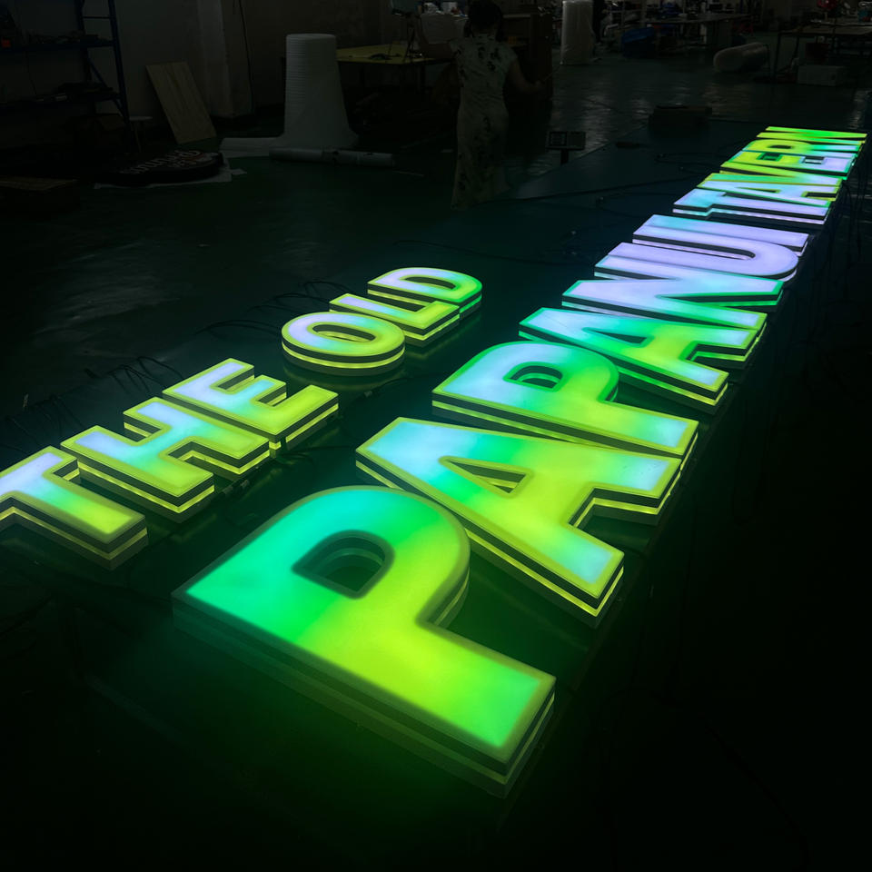 Outdoor/Indoor LED Lighted Sign Custom Neon Light Shop Sign Board RGB ...