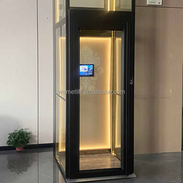 2 Floors Hydraulic Passenger Lift Shaftless Lift Personal Elevator for ...