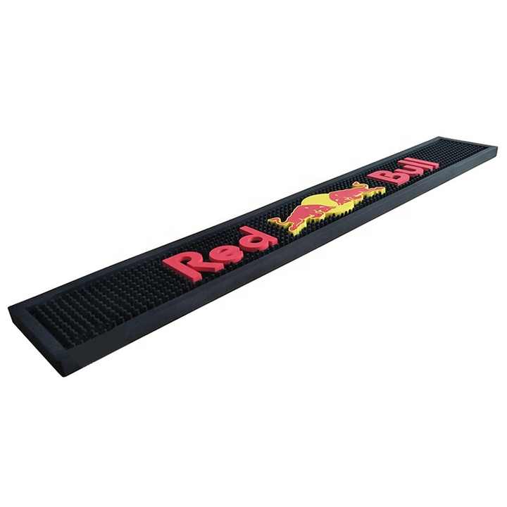 High-quality Custom Branded bar Runner Soft PVC Rubber bar Mat with ...