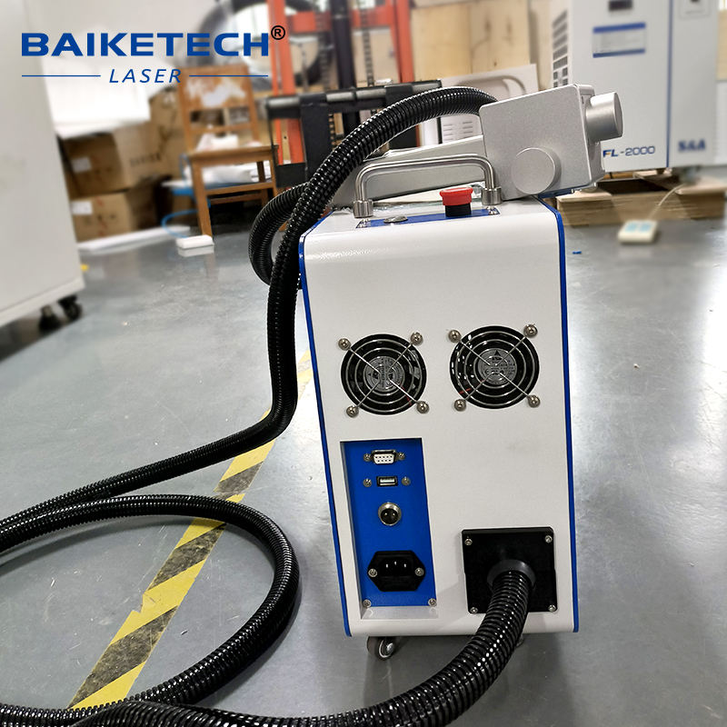 300W Max Laser Source Backpack Pulse Laser Cleaning Machine for Rust ...