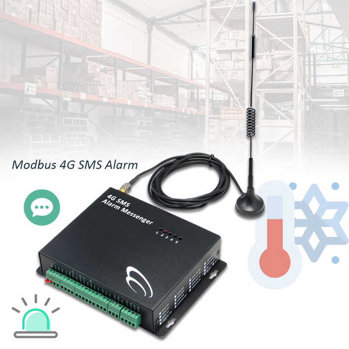 4G SMS Data Logger Modbus SMS Alert Messenger for Solar System