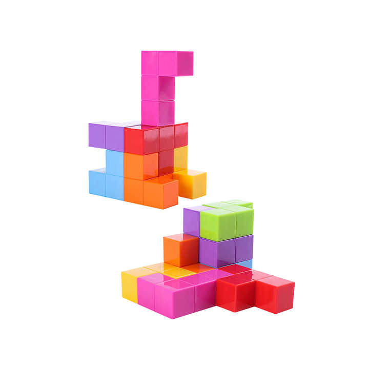 Custom My Magnetic Square Puzzle Assembled World Game Mini Mine Block ...
