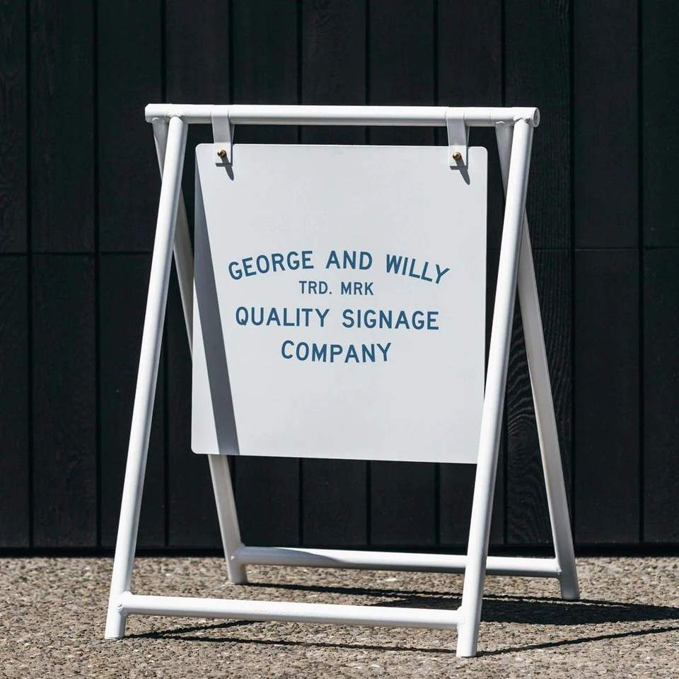 A-frame Folding Sign Board - Perfect for Coffee Shop Welcomes