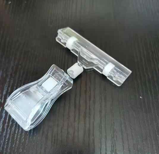 Eco-friendly Clear Plastic Sign Holder for Retail Stores