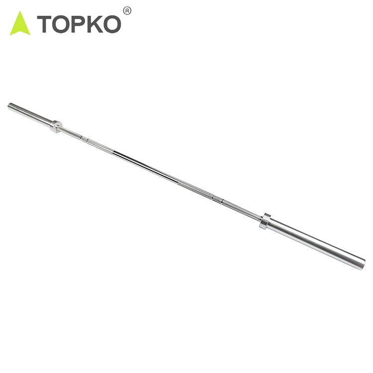 TOPKO 20kg/50kg Adjustable Steel Weightlifting Gym Equipment Barbell ...
