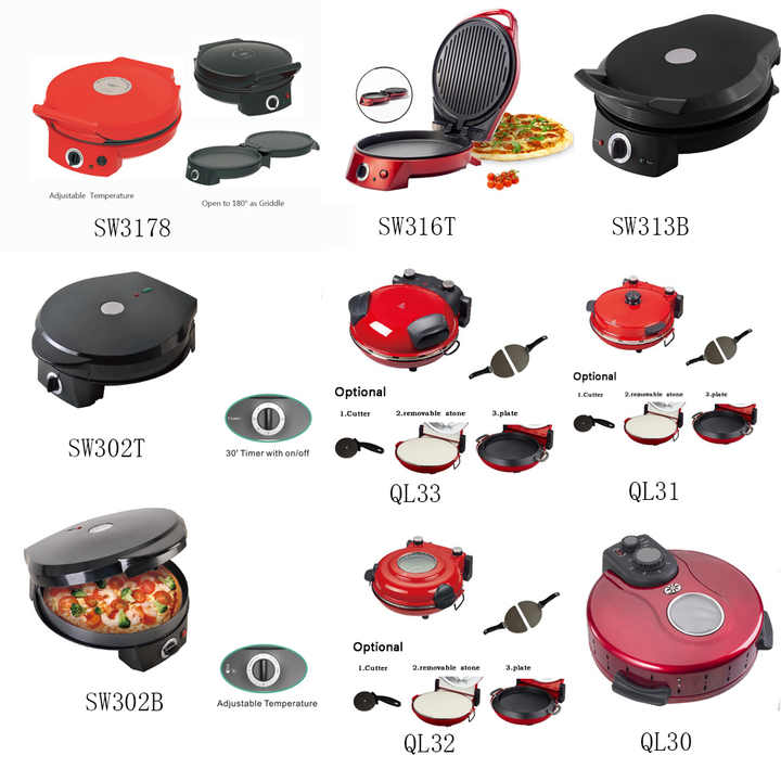 Retro Fast Baking Pizza Professional Pizza Maker Machine