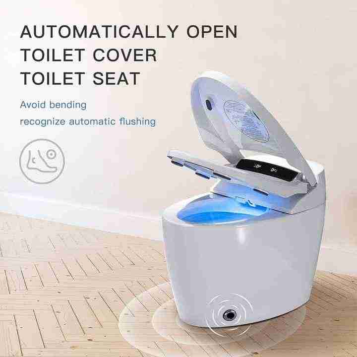New Design Auto Sensor Flush Siphonic Electronic Toilet Bidet Bathroom ...