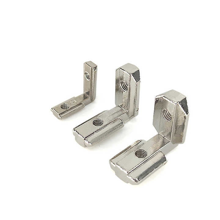 Aluminum t-slot V-slot accessories metal inside special hidden corner ...