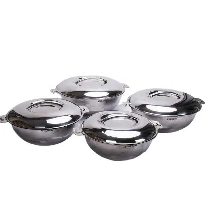 5L/6L/7L/8L Stainless Steel Insulated Casseroles Double Wall Pot Set ...