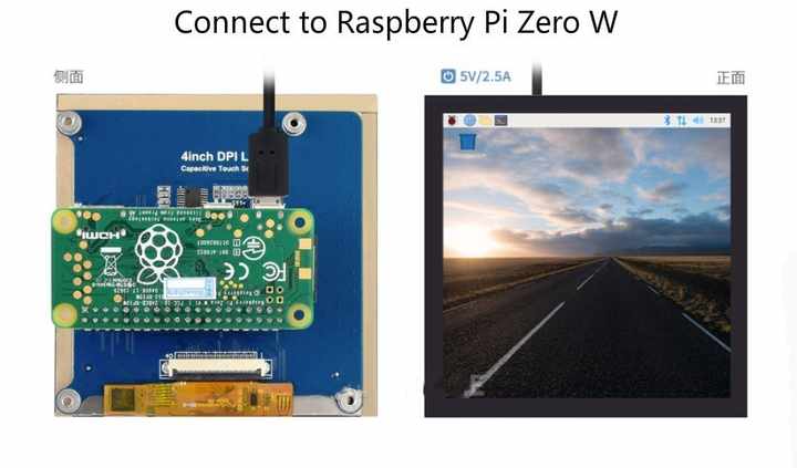 Raspberry Pi 4 Inch 480x480 IPS Touch Screen Display for Raspberry Pi, ODM