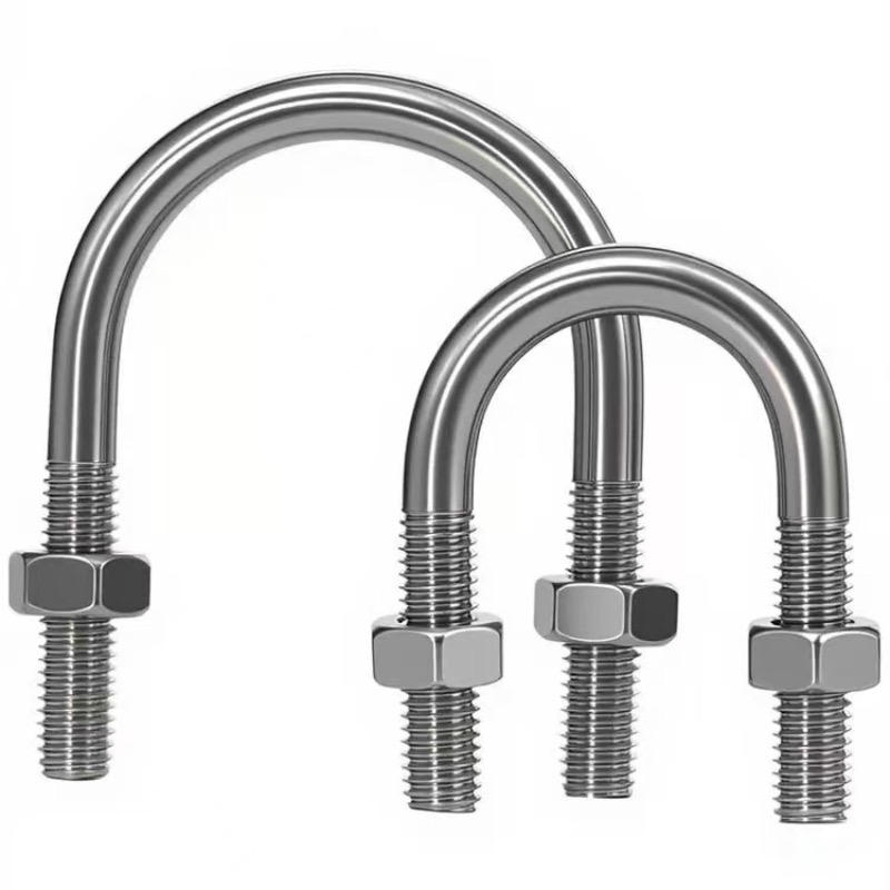 FRST 304 Stainless Steel U-Bolts ANSI Zinc Plated U-Shaped Clamp 20mm ...