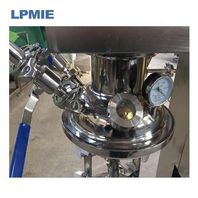 Vacuum Emulsifying Emulsifier Machine Hydraulic Lifting Toothpaste Making Homogenizer Mixer ...