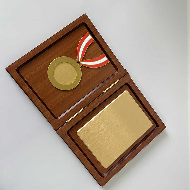 MH-NJ00884 Rectangle Shape Solid Wood Certificate Plaques