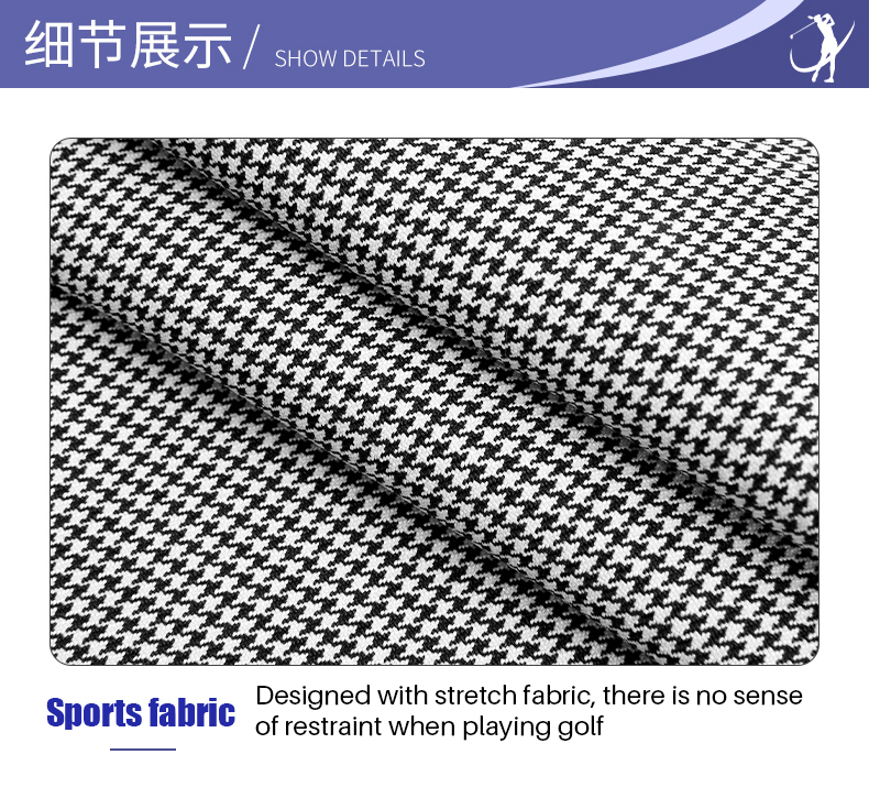 PGM KUZ118/119 custom fitted golf pants polyester flex fabric golf ...