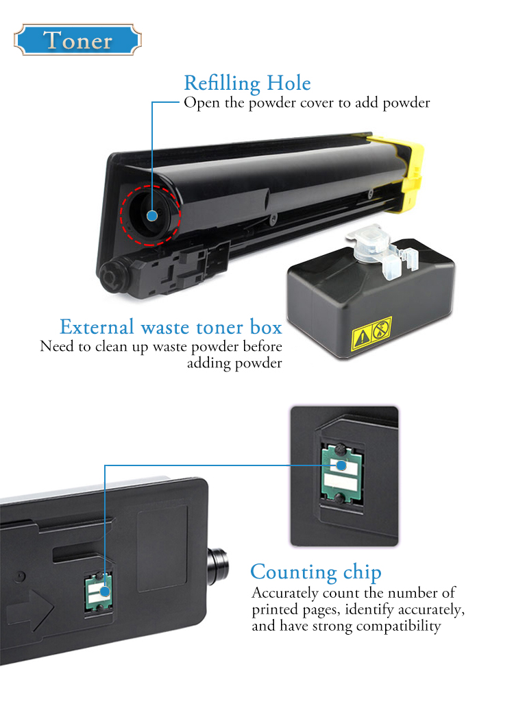 Toner Cartridge GC ORIGINAL COMPATIBLE CARTRIDGE FOR KYOCERA TK-8110 ...
