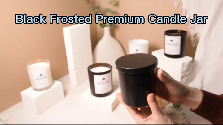 Luxury Custom Box Packaging for 8 Oz 10 Oz 14 Oz Container Matte Black ...