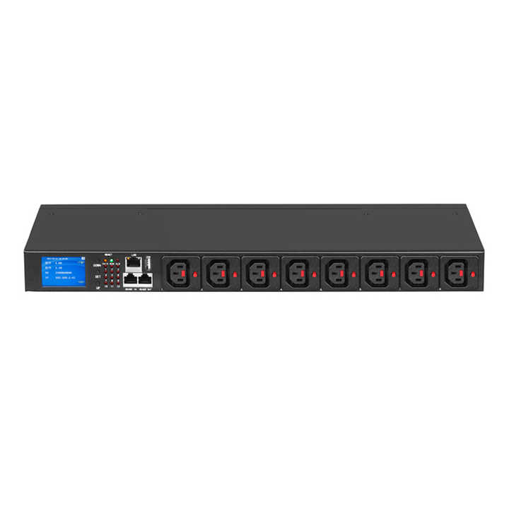 Smart PDU with Remote Control and Monitoring - 8 Port Lockable C13