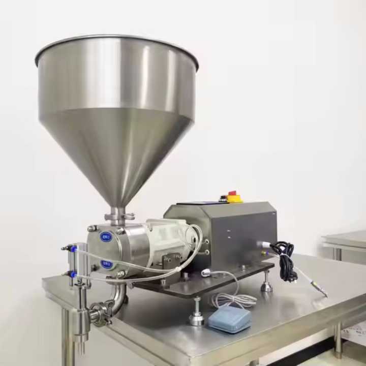 Semi-Automatic Stainless Steel Rotor Pump Filler for Bottling ...