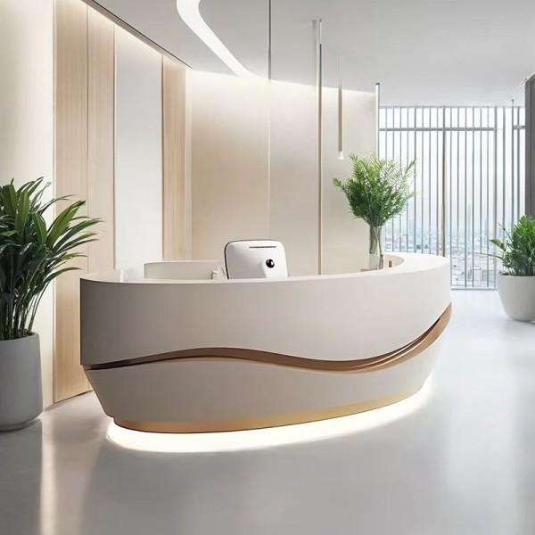 Fiberglass Desk Customization Reception Desk Reception Desk Office ...
