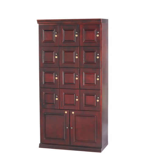 Raching Mahogany Cigar Locker Humidor Customized with Customer's Logo ...