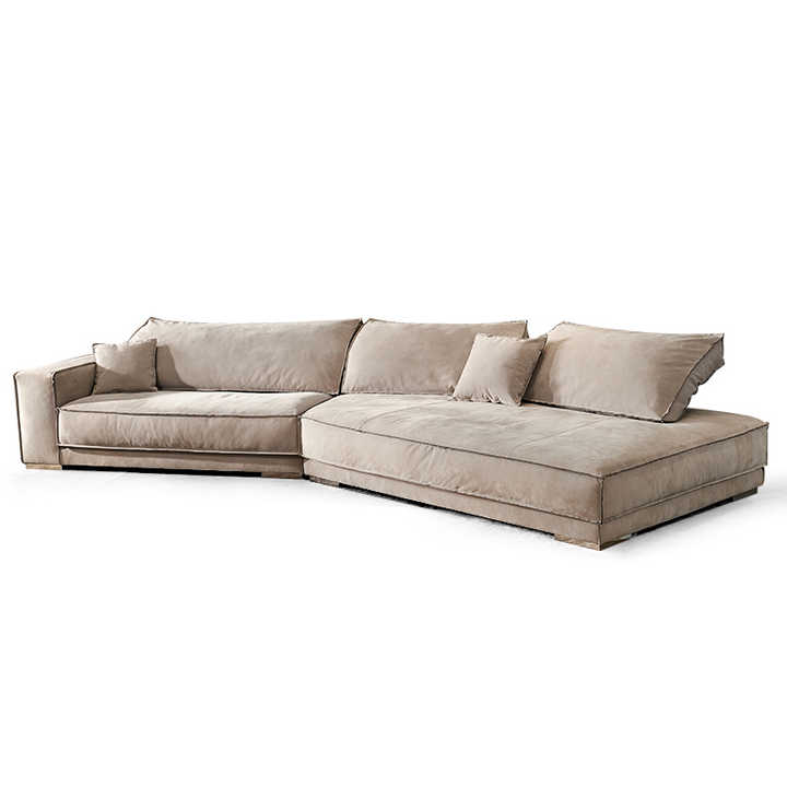 OKF One Stop Customization Corner Sofa Leathaire Fabric Simple Modern ...