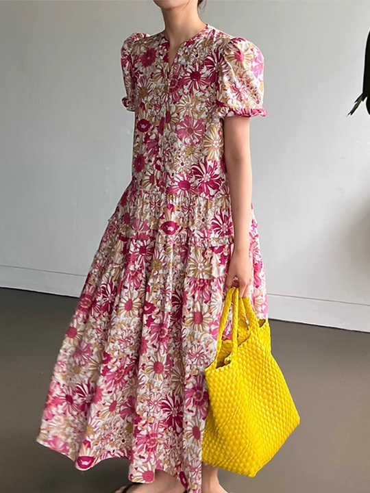 Wholesale 2024 Summer Vintage Elegant Half Open Collar Wooden Ear Panel ...
