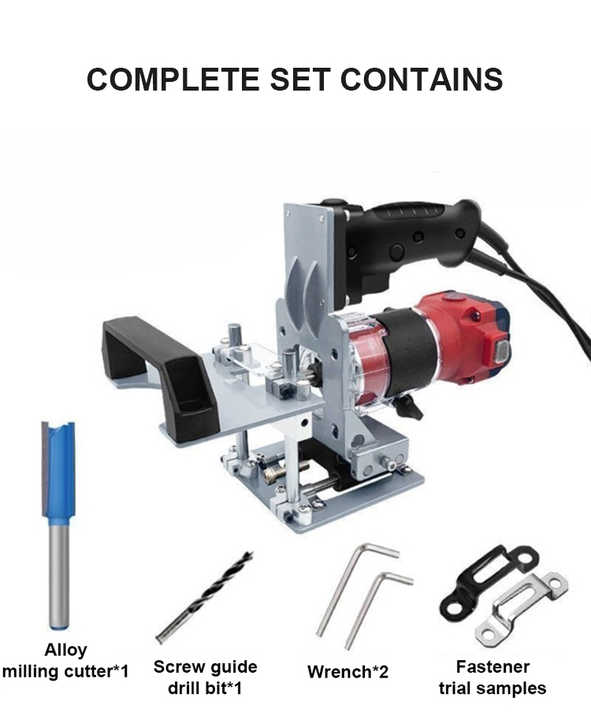 Woodworking Side Slotting Machine - 2-in-1 Trimming Tool