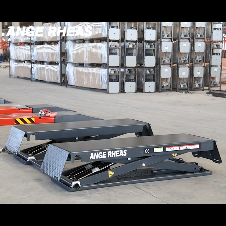 Hydraulic Garage Car Hoist Lifting Equipment Auto Lifter Low Profile ...