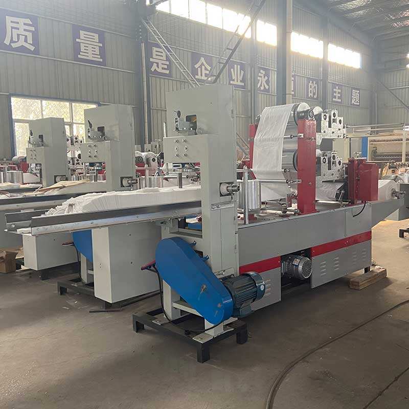 Small Business Paper Napkin Making Machine Efficient with Core Motor ...
