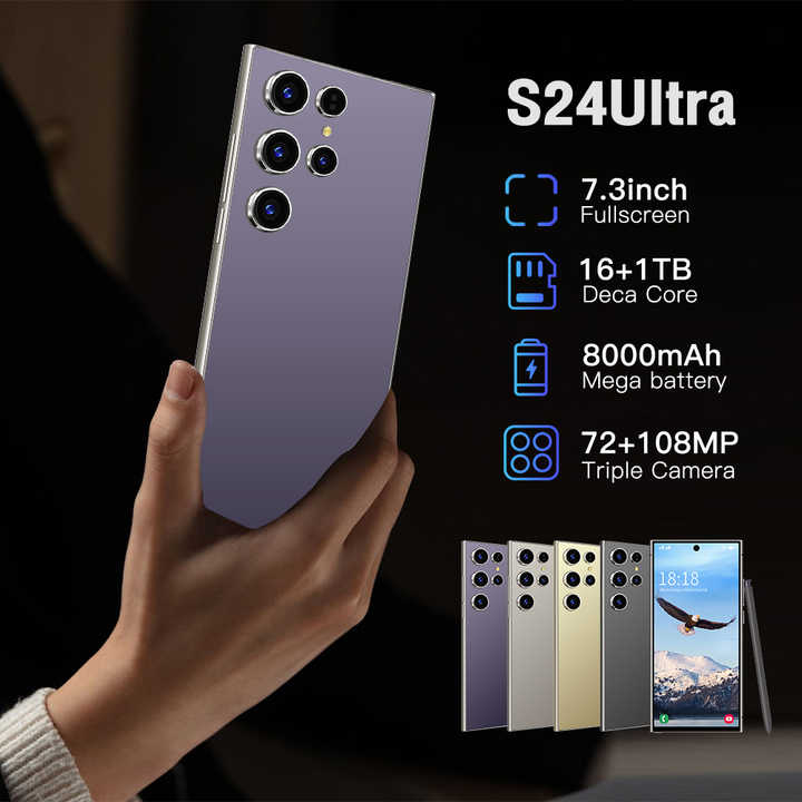 Original Phones S24 ultra Smartphones for S24 ultra 16GB+1TB 5G Dual SIM Android 14.0 Cellphone ...