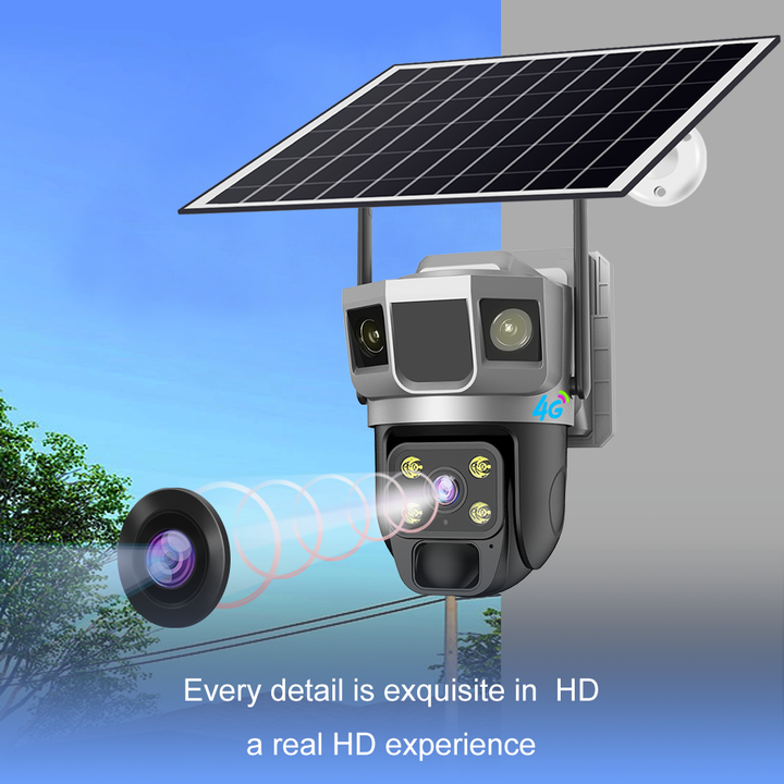 4G AOV Solar Camera V380 - Reliable Outdoor Surveillance