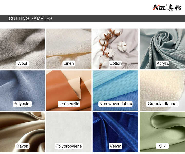 AOL CNC Cutter With Circular Knife for Non-woven Fabric Carpet Clothes ...